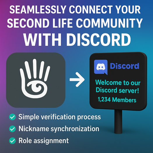 Second Life Marketplace - [LB] - Discord Avatar Verify & Sync Bot